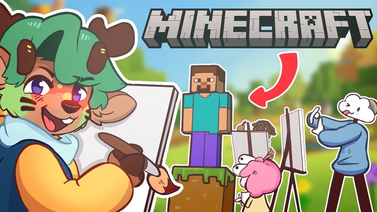I forced artists to use Minecraft as a reference