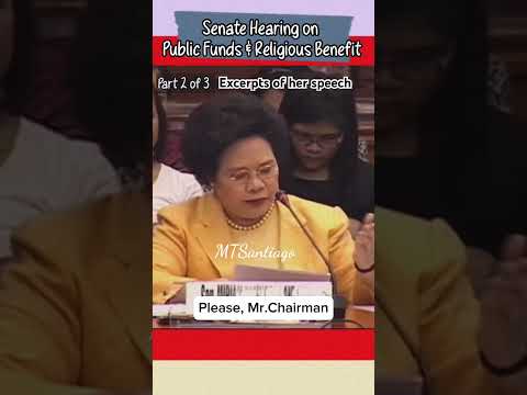 What is Constitutional Law? #senator #miriam gives us a brief definition. #viral #ironladyofasia