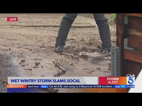 Southern California storm continues to bring rain, wind to Los Angeles and beyond