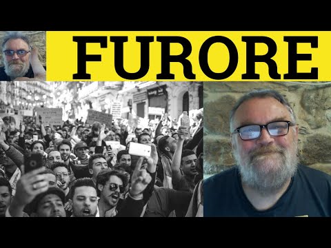🔵 Furore Meaning - Furore Explanation CAE CPE C1 C2 VOCABULARY - ESL British English Pronunciation