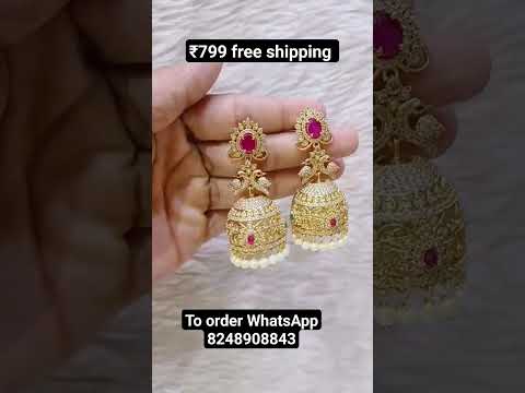#latest #jhumkas #imitationjewellery #adjewellery #kerala #tamilnadu