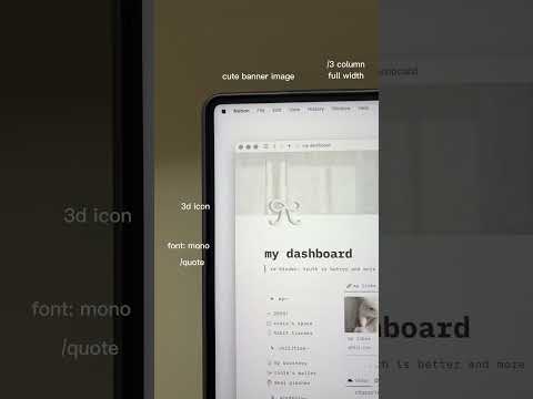 this is ur sign to set up an aesthetic notion dashboard🐰☁️🎧 #notion #notiontutorial #notionsetup