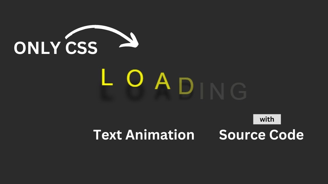 CSS Text Animation Awesome Effects | with Source Code