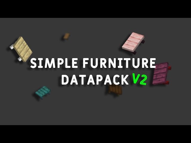 Simple Furniture | v2 Minecraft Data Pack
