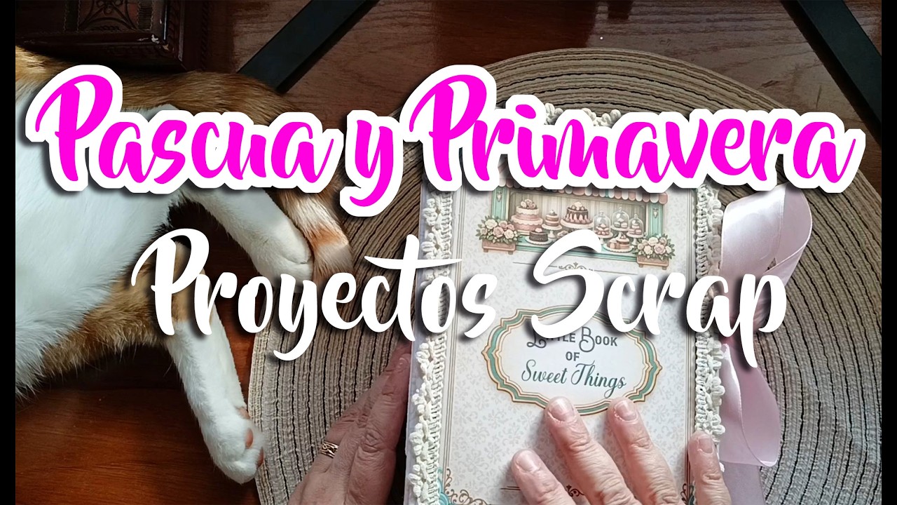SCRAPBOOK Y MANUALIDADES | regalar por Pascua y primavera #scrapbooking  #manualidades