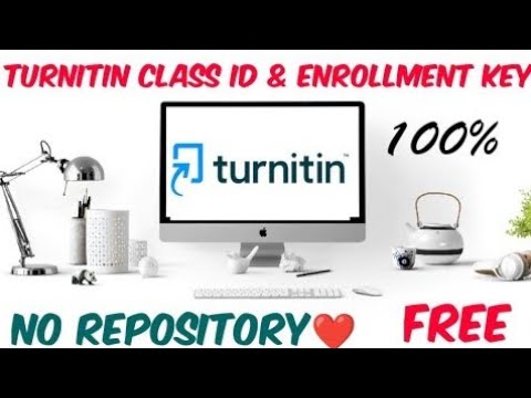 Turnitin class id & EnrollmentkeyFree2023 No Repository || turnitin free || Resubmission allowed