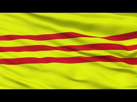South Vietnam Micronation Waving Flag | Motion Graphics - Videohive template