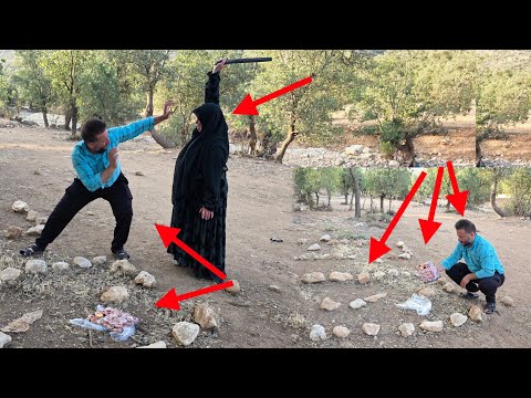 Masoud goes to his wife's grave and asks permission to marry his sister Masoud and his mother clash