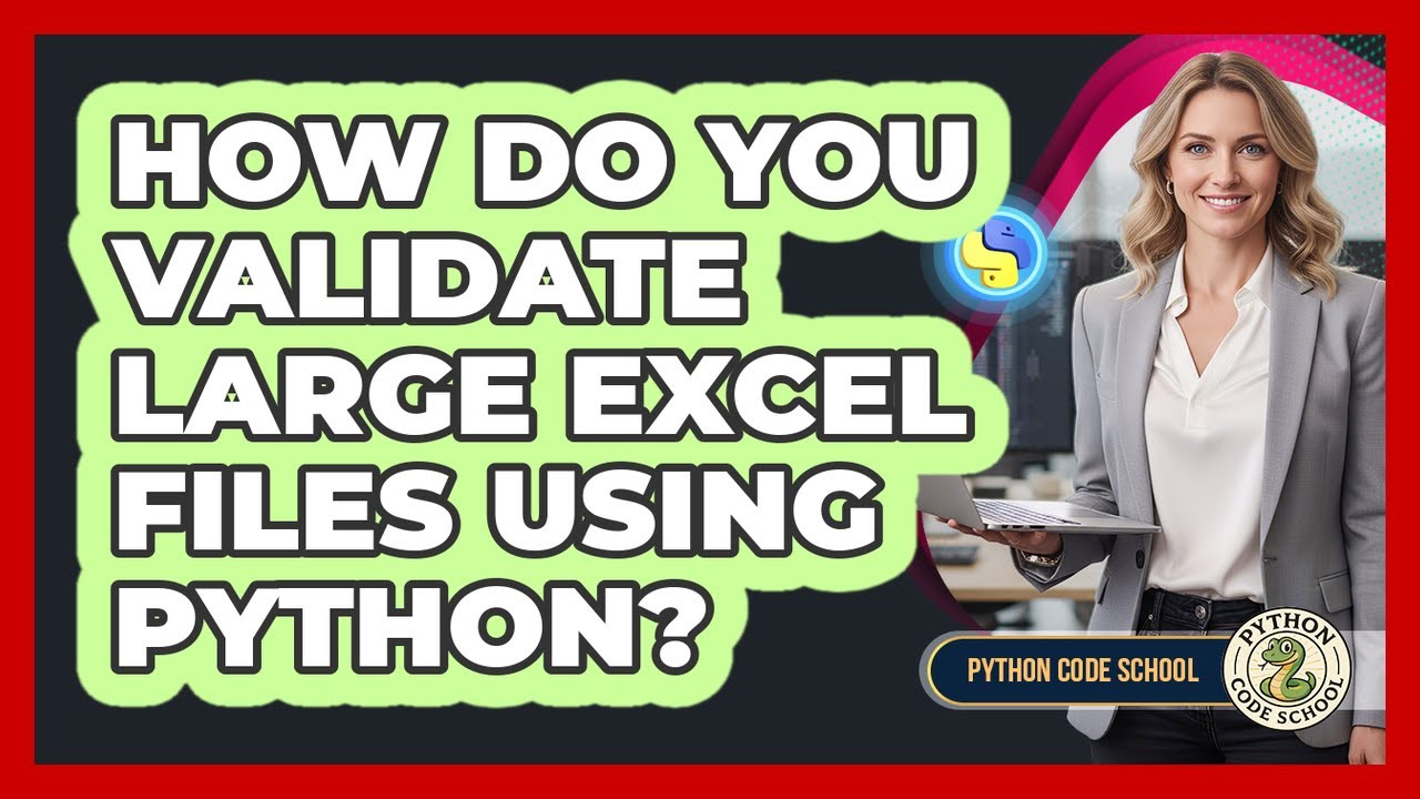 How Do You Validate Large Excel Files Using Python? - Python Code School