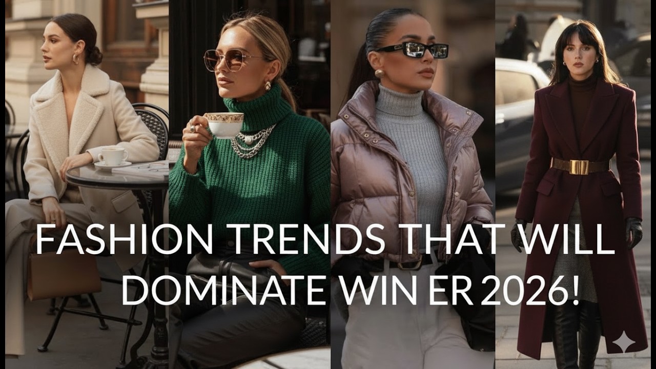 Fashion Trends That Will DOMINATE Winter 2026!