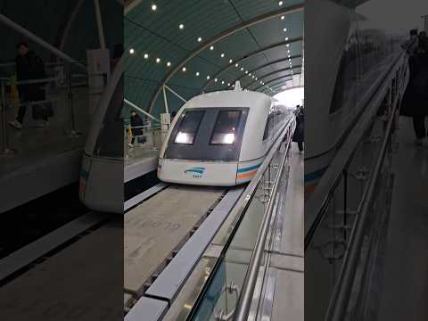 Maglev 300 km/h magnetic train in China | Shanghai #travel #china @hi_hitravel