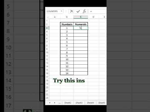 Mastering Roman Numerals in Excel: A Step-by-Step Guide #romannumerals #exceltricks