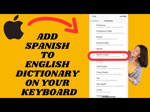 Add Spanish To English Dictionary On IPhone Keyboard | Simple tutorial
