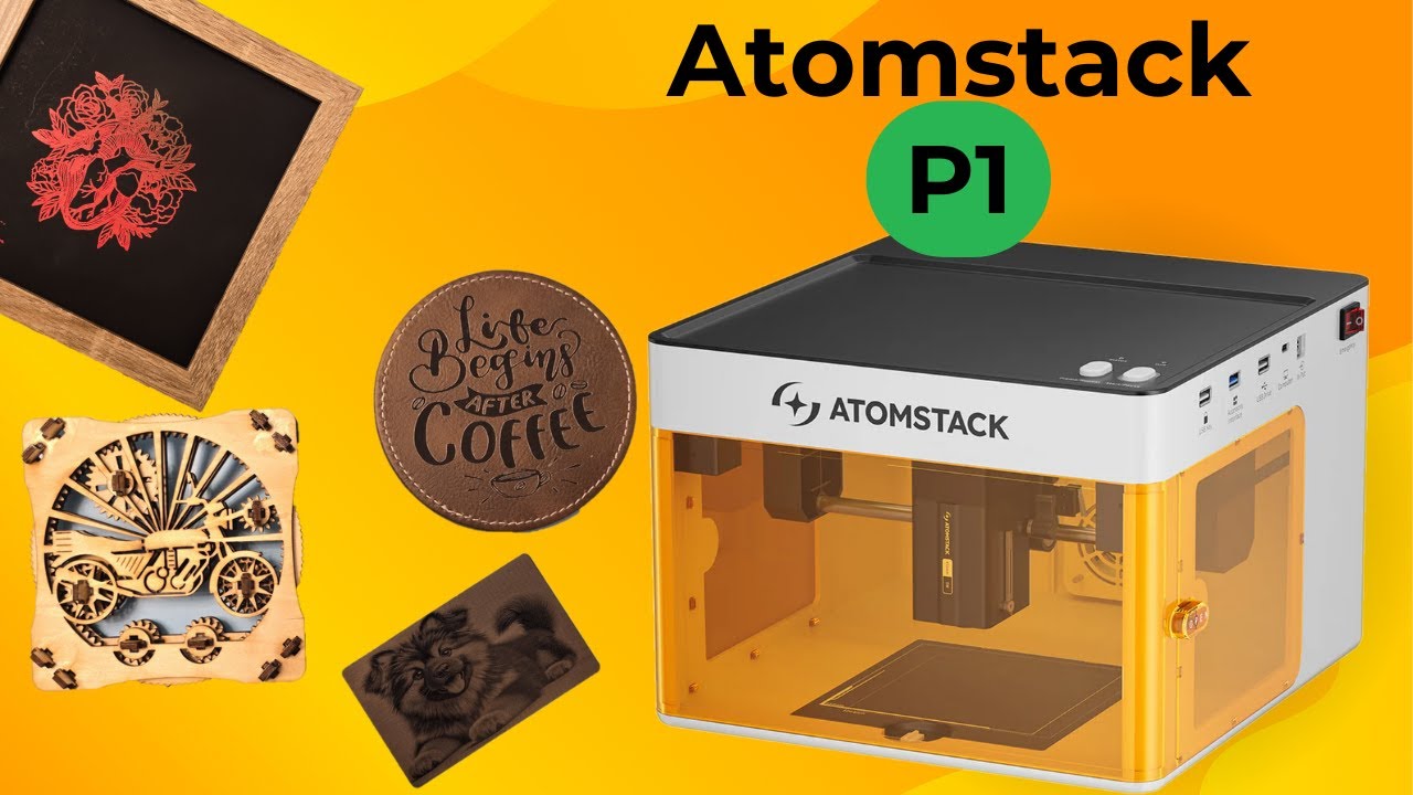 AtomStack P1 Mini Dual Laser Engraver & Cutter – Unboxing & Review!