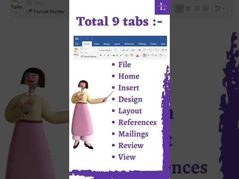 Do you know...How many tabs are in Microsoft word? #msword #like4like #microsoftword #followme