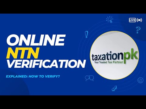 Checking National Tax Number (NTN) Online with CNIC in Pakistan!