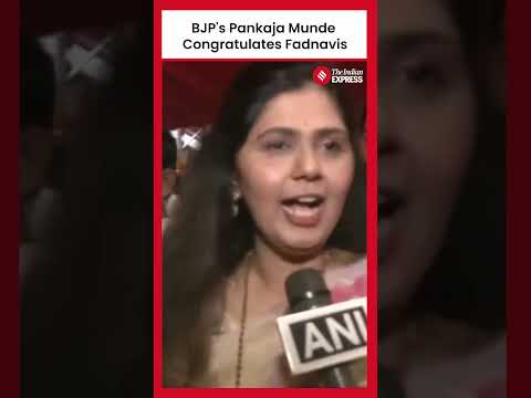Pankaja Gopinath Munde Extends Best Wishes to Maharashtra’s New Leaders