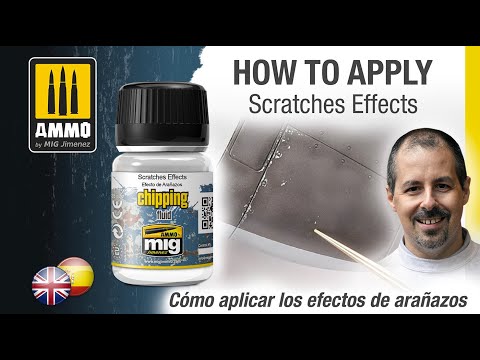 HOW TO APPLY SCRATCHES EFFECTS / CÓMO APLICAR EFECTOS DE ARAÑAZOS Y DESCONCHADOS