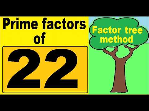 Prime factors of 22.
