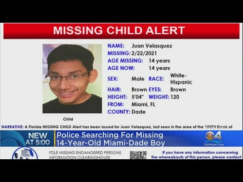 Missing Child Alert Issued For Juan Velasquez