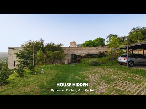 A House Hidden in the Landscape By Bender Freiberg Arquitectos Argentina