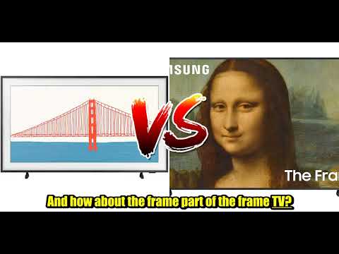 SAMSUNG The Frame QLED 4K Smart TV VS SAMSUNG 50-Inch Class QLED The Frame Series -...