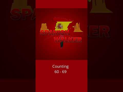 Count 60 - 69 in Spanish #shorts #spanish #learnspanish