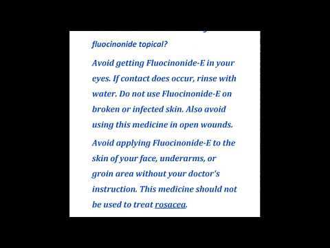 what is Fluocinonide E