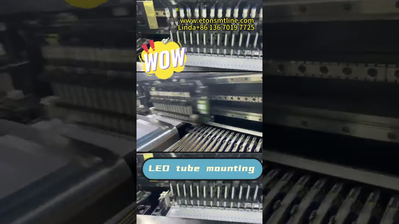 High-Speed SMT for T5/T8 LED Tubes