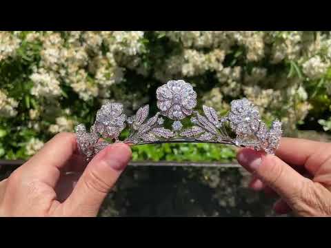 Diamond Tiara Crown - Royal Antique Handmade Tiaras and Crowns - Costozon