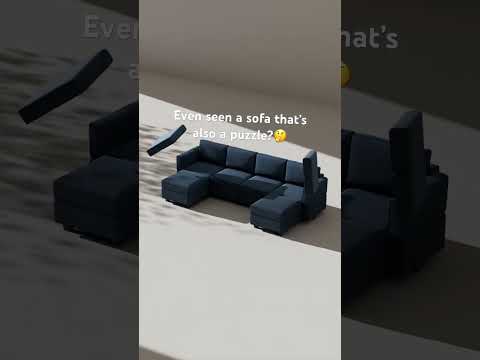 Maxmize your space with sofa combinations!$80 off promo code : BELFFIN80 #sectional #modularsofa
