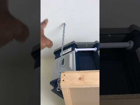 Basics of Building Chain Supported Garage Shelves