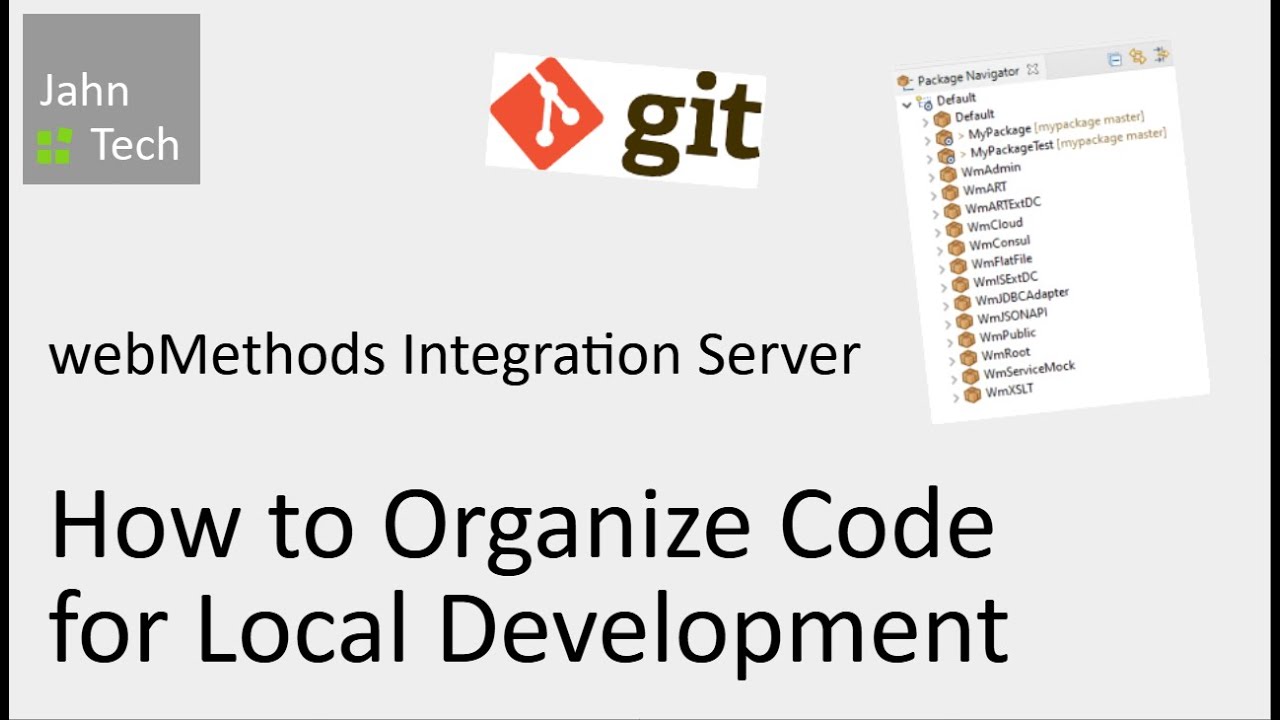 How to Organize Code for Local Development with webMethods Integration Server