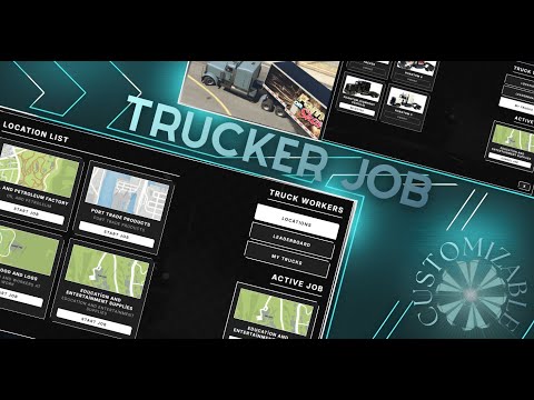 0Tick Trucker Job - Advanced Trucking System with NUI, Leaderboard ...