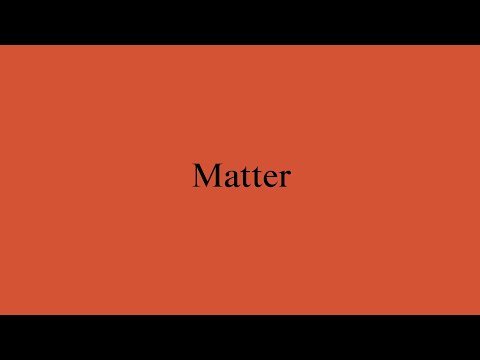 New Architects 4: Matter