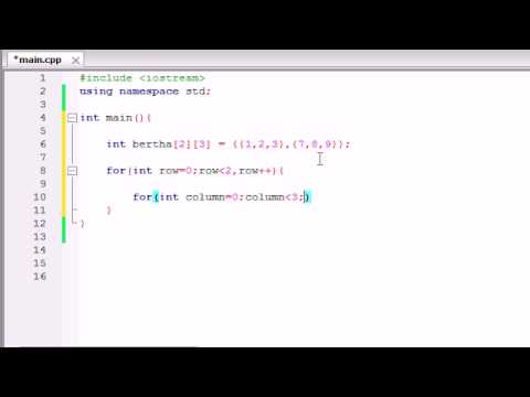 Learn Buckys C Programming Tutorials 37 How to Print Out Multidimensional Arrays - Mind Luster