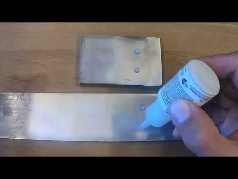 Molytest - distinguishing stainless steel 304 from 316