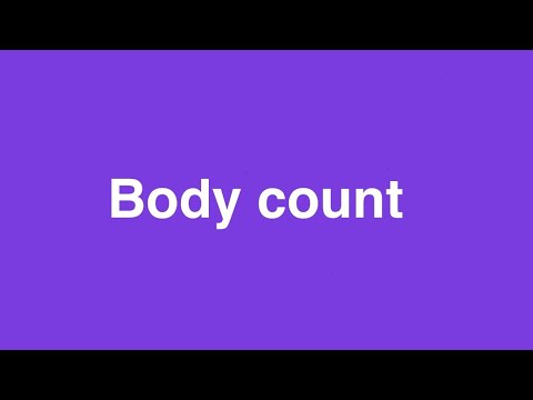 Body count meaning