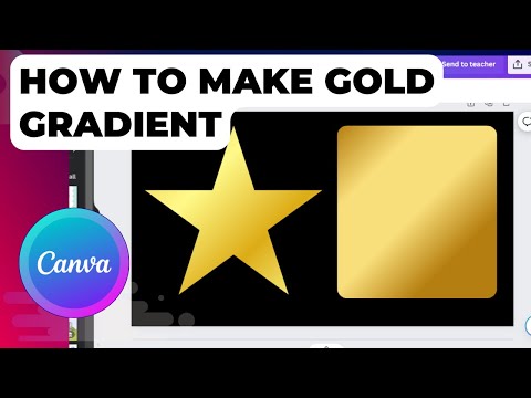 How To Make Gold Gradient In Canva | Step-by-Step Tutorial