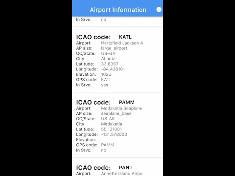 airport information app