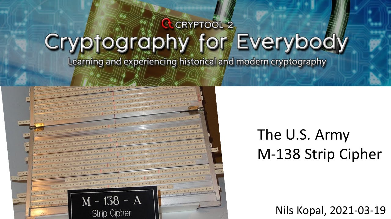 The U.S. Army M-138 Strip Cipher