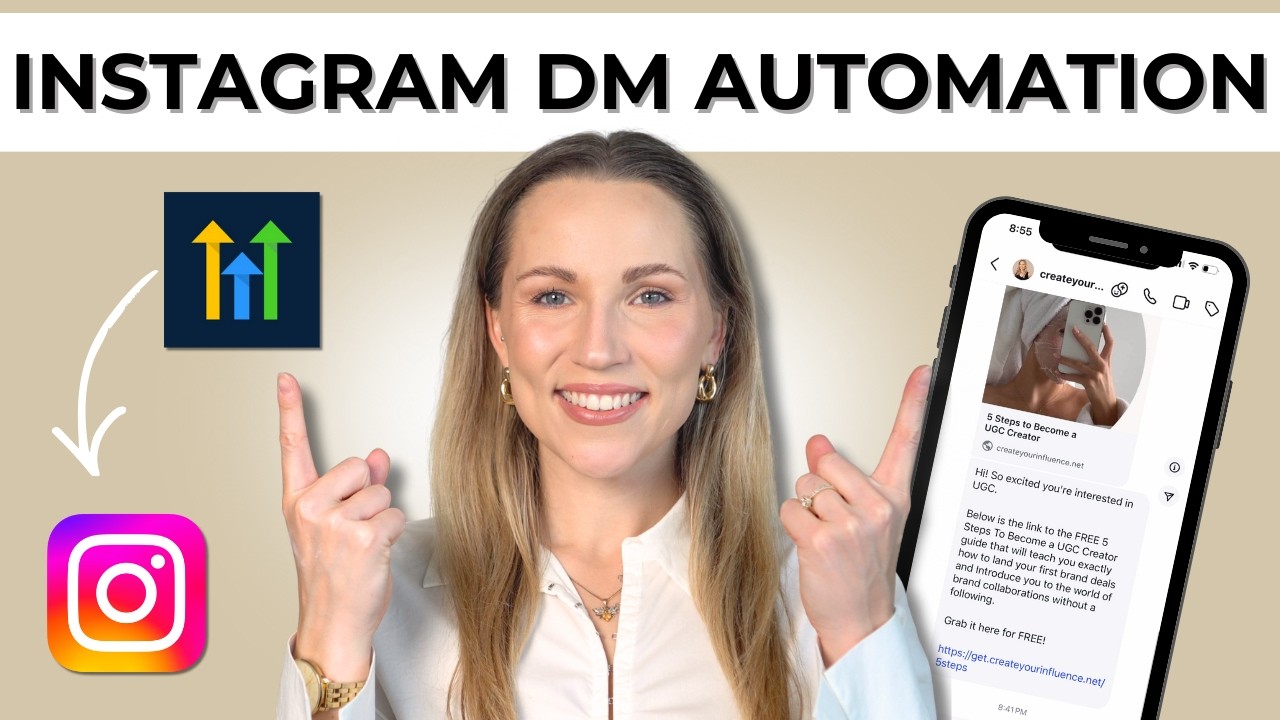 How To Do Instagram DM Automation WITHOUT MANYCHAT | Go High Level Tutorial