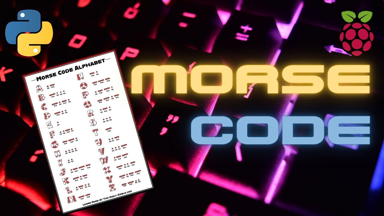 The Raspberry Pi And The Morse Code Generator.
