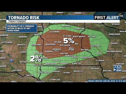 Heat and humidity to fuel severe storm risk later today