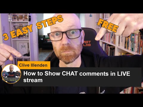 Highlight LIVE CHAT comments on Screen in OBS | Youtube Livestreaming no Streamyard required