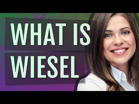 Wiesel | meaning of Wiesel