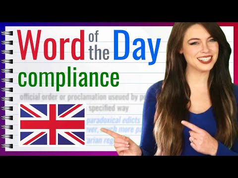 Word of the Day: COMPLIANCE