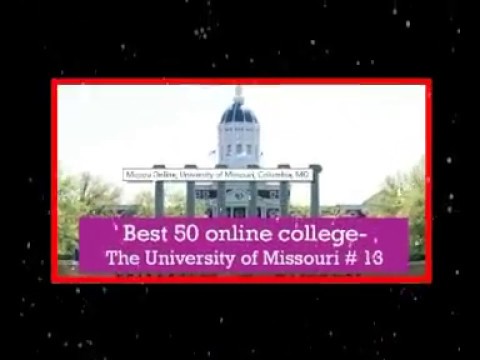 Best 50 online college in usa The University of Missouri # 13