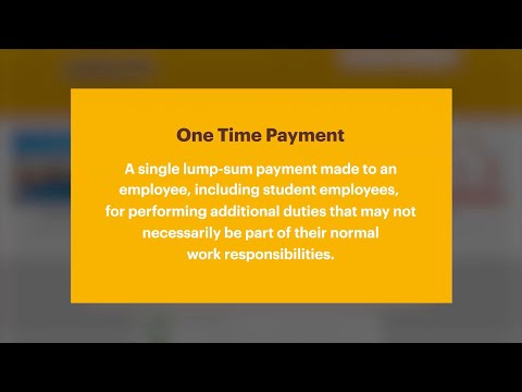 One Time Payment Process Tutorial