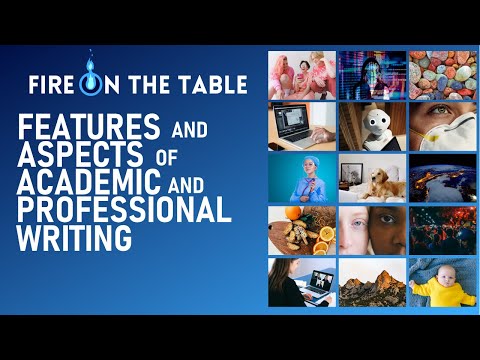 Features and Aspects of Academic and Professional Writing | FOTT X EAPP